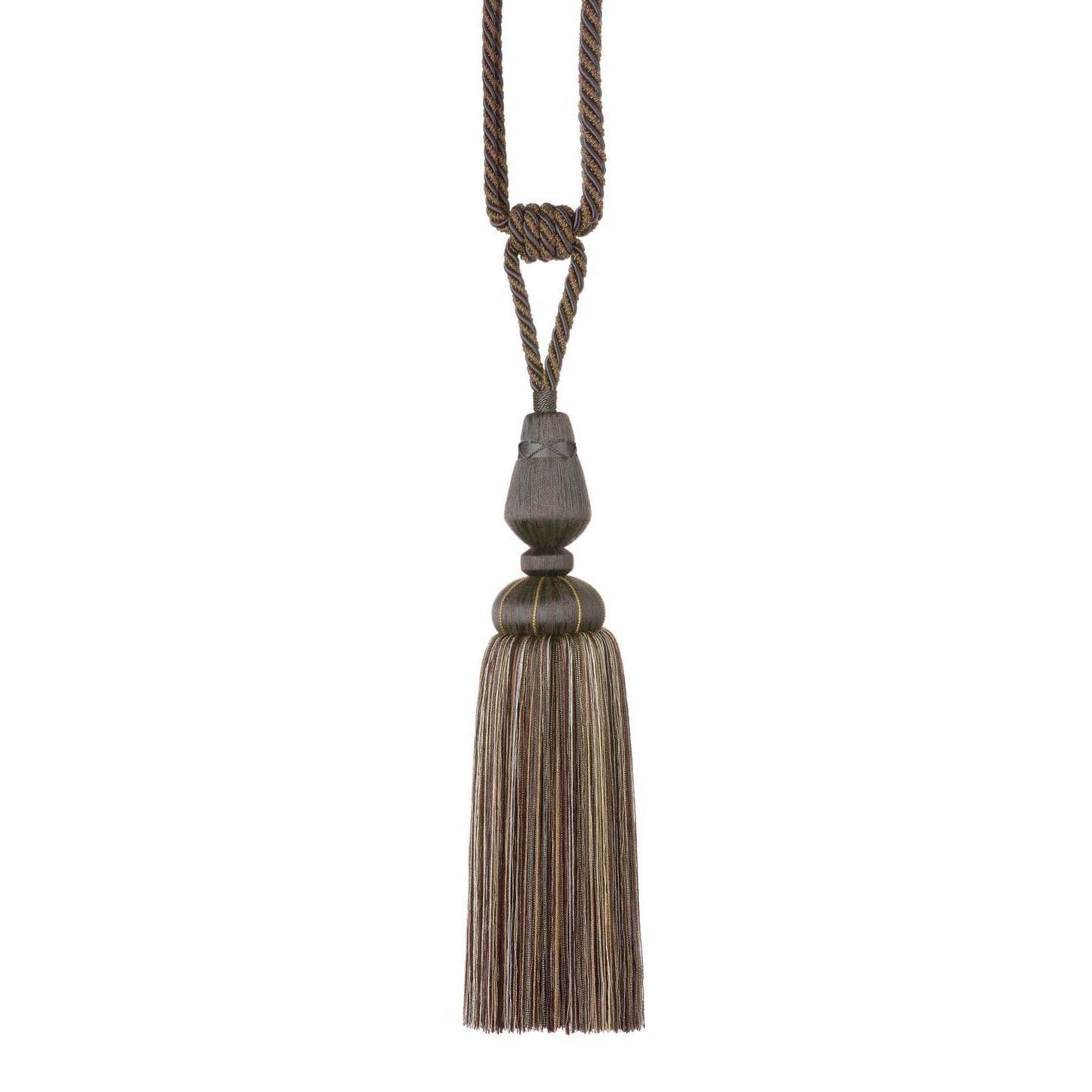 JLS Decadence Metallics Tassel Tiebacks (Pair) - Antique Bronze ...