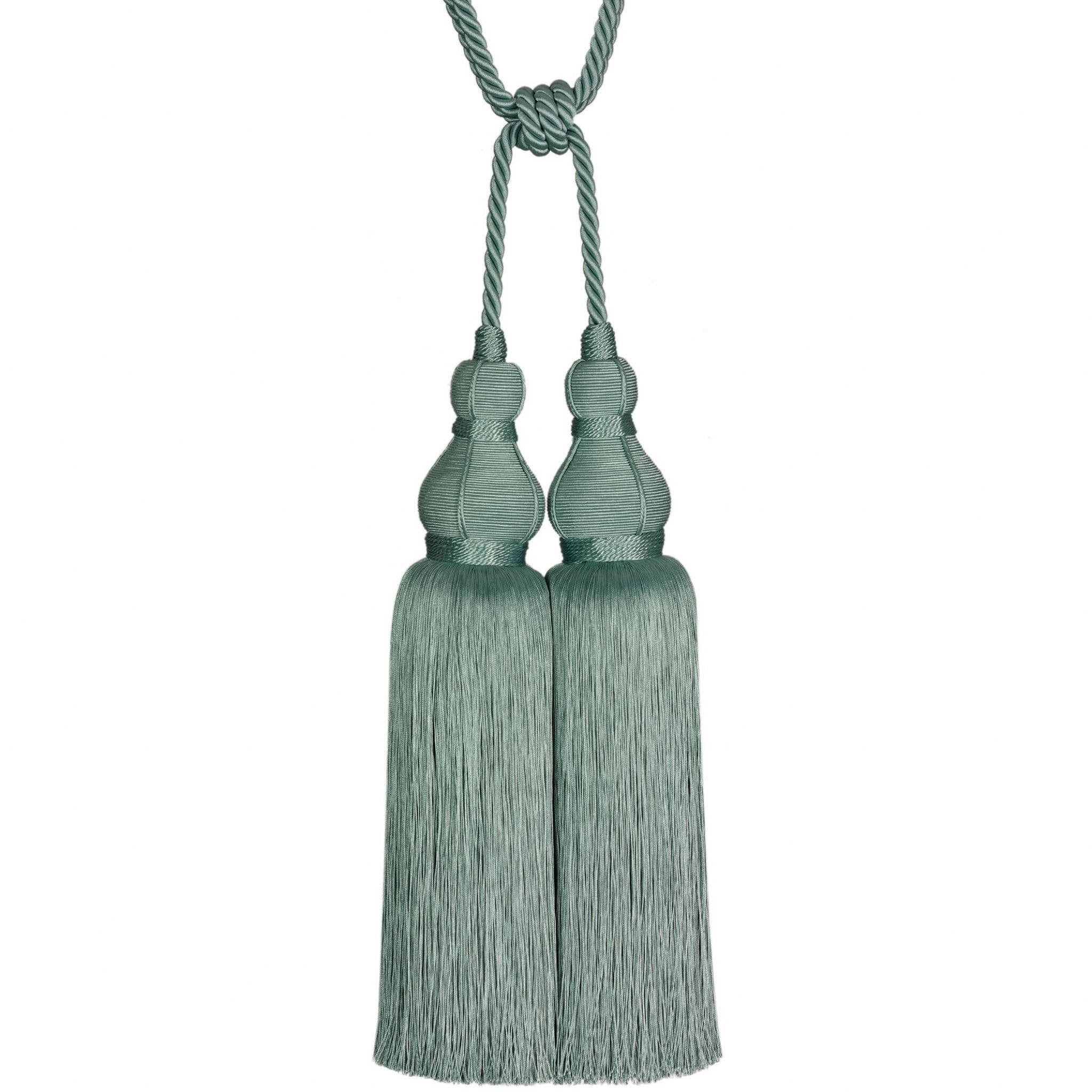 JLS Oasis Double Tassel Tiebacks (Pair) - Duck Egg – Quality Poles