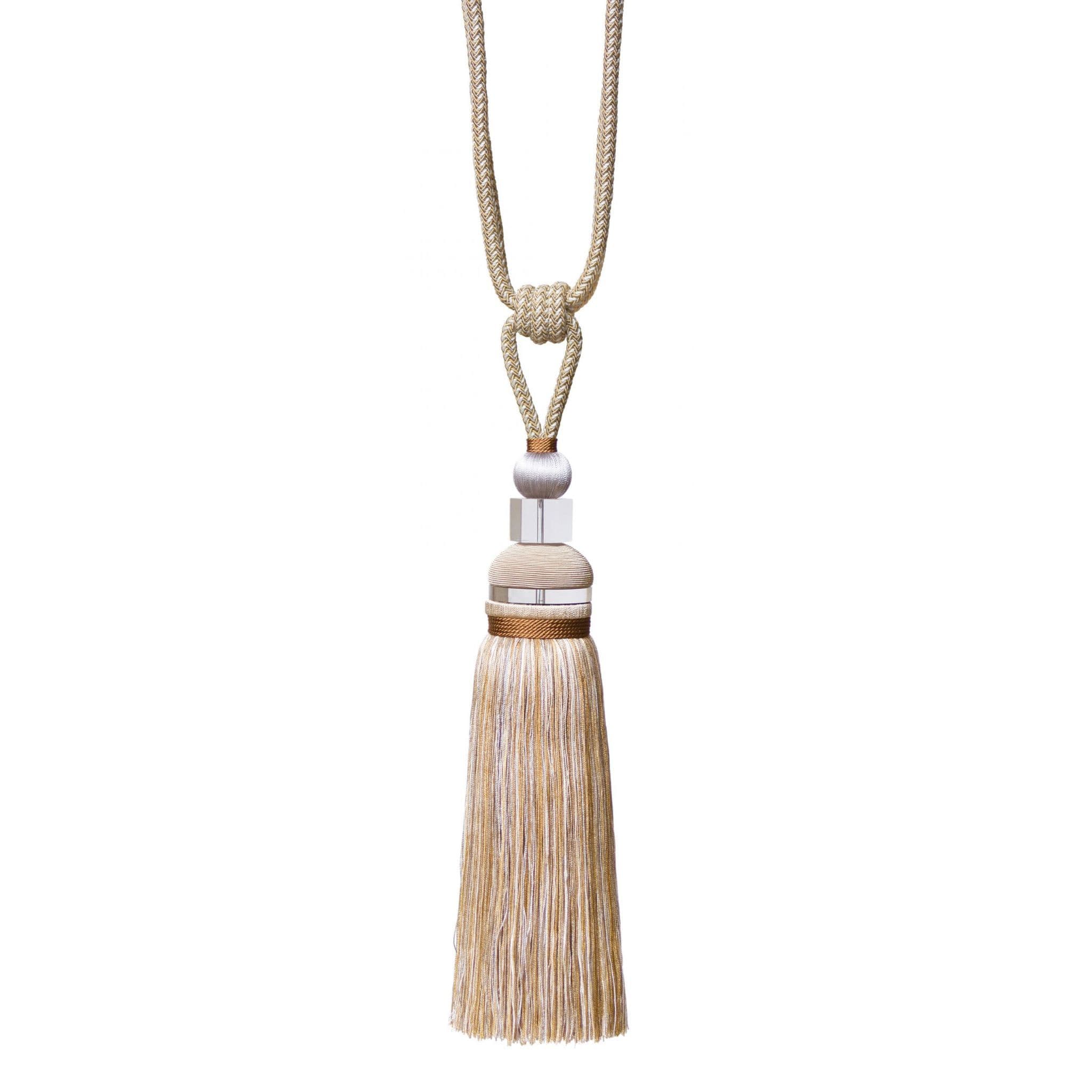 JLS Quartet Tassel Tiebacks (Pair) - Sand – Quality Poles