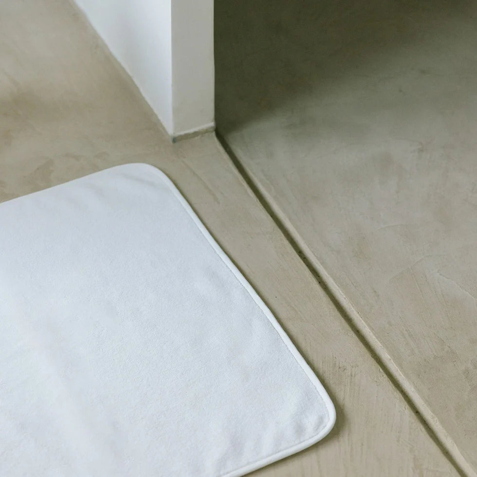 Torres Novas Mira Bath Mat - White – Quality Poles