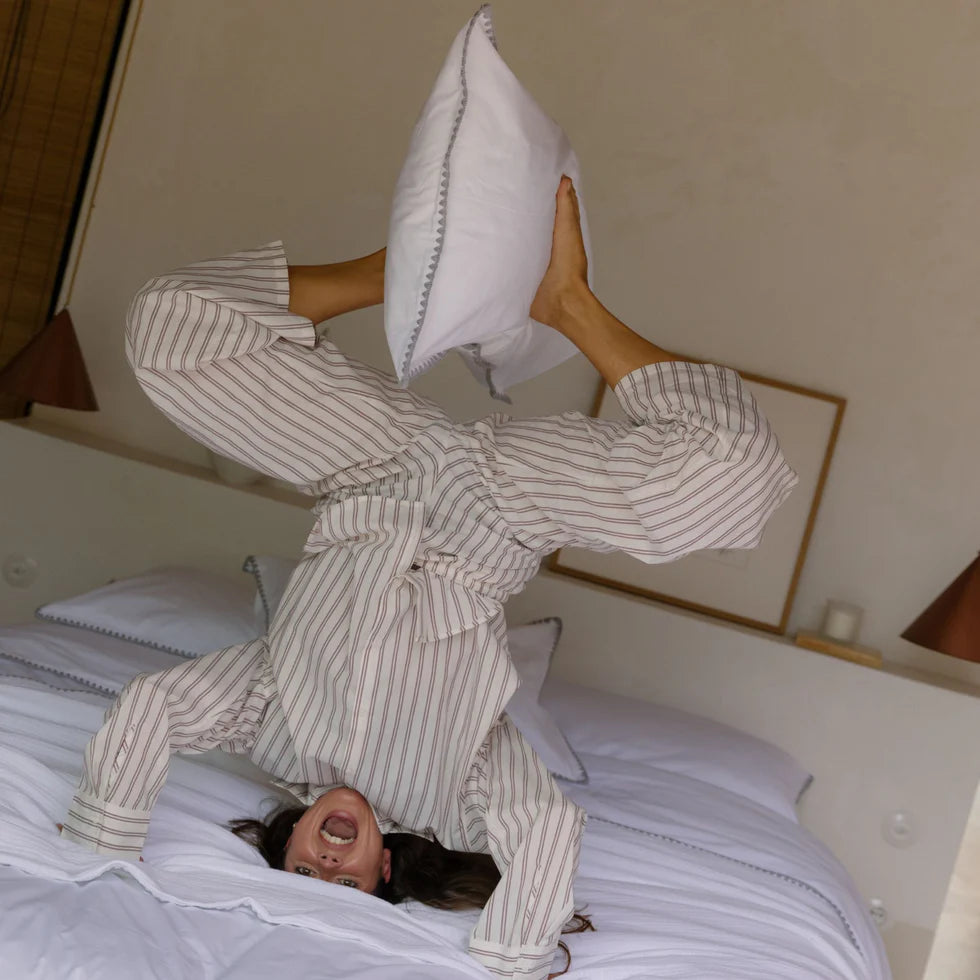 Torres Novas Cascais Duvet Cover & Bed Sheets - Grey – Quality Poles